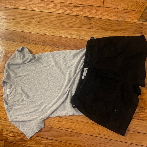 Aritzia | Tops | Bundle Aritzia Never Worn Top And Shorts | Poshmark